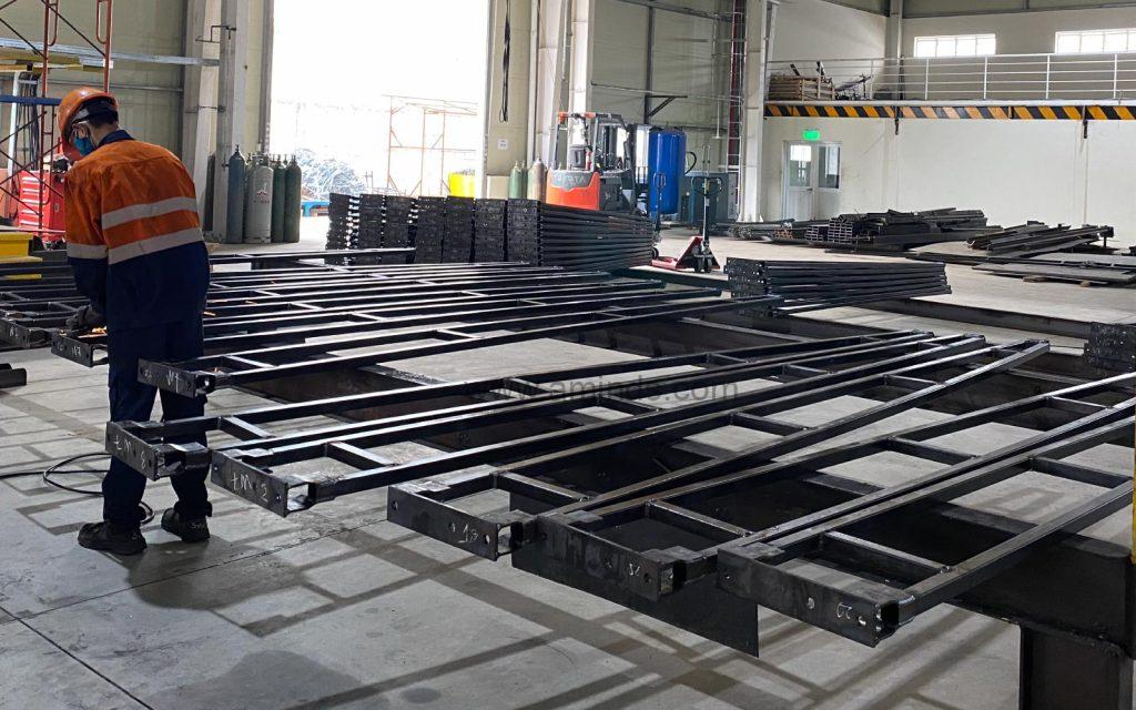 STEEL ROOF TRUSSES FOR SHEDS, STORAGE BUILDINGS | AM Industries Vietnam